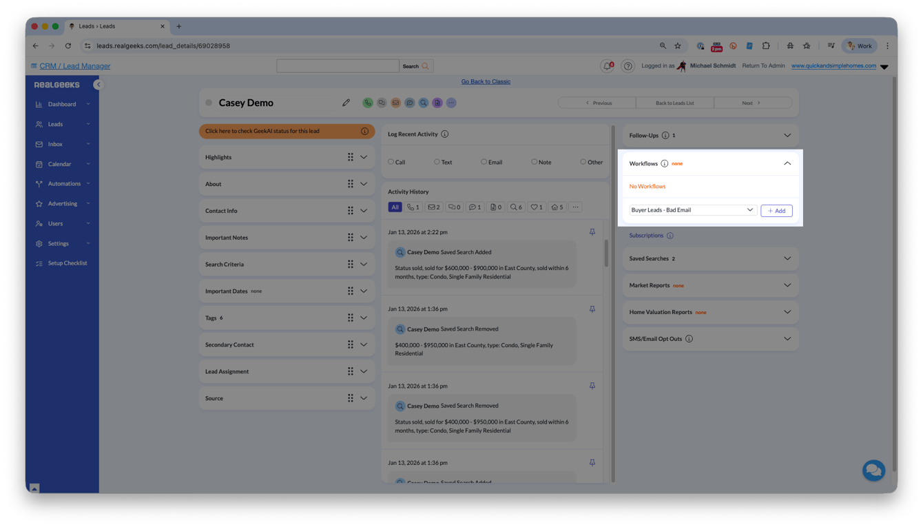 Managing Leads with Bad or Missing Contact Information