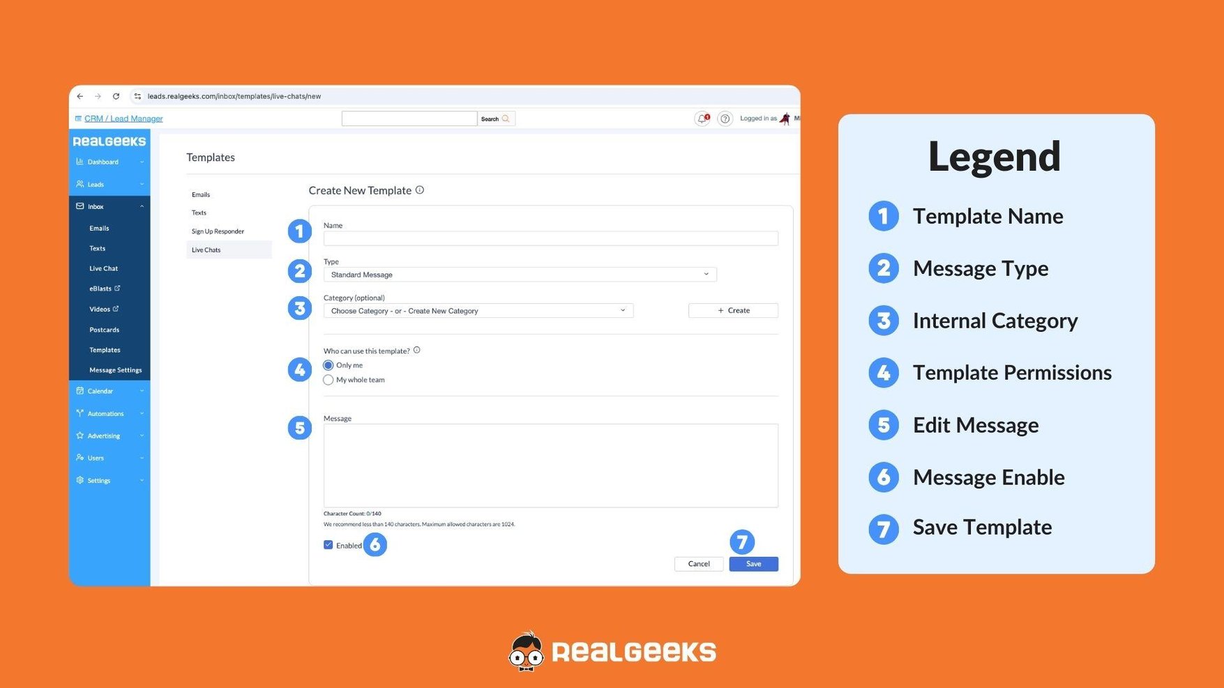 CRM Live Chat Templates