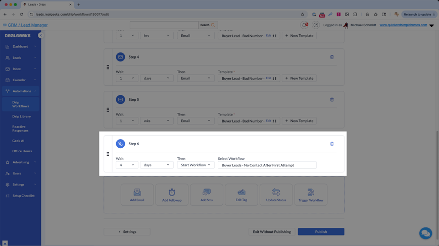 Real Geeks Workflow Overview Guide